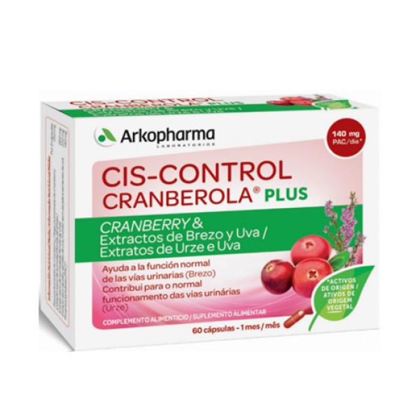 Cis-Control Cranberola Plus (x60 cápsulas) | Farmacentral