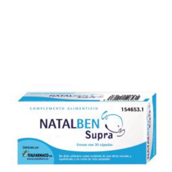Natalben Supra cápsulas (x30 unidades) | Farmacentral