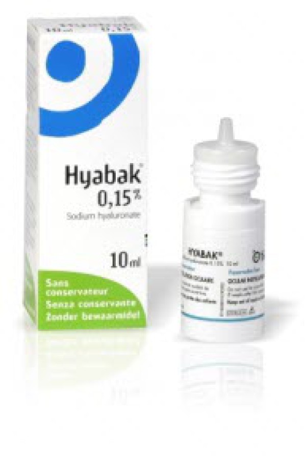 Hyabak Hipotónico Solução Lentes/Olhos - 10ml | Farmacentral