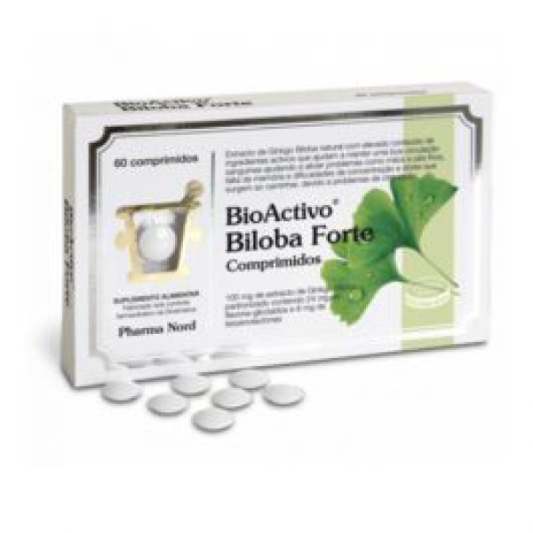 Bioactivo Biloba Forte comprimidos - 100mg (x60 unidades) | Farmacentral