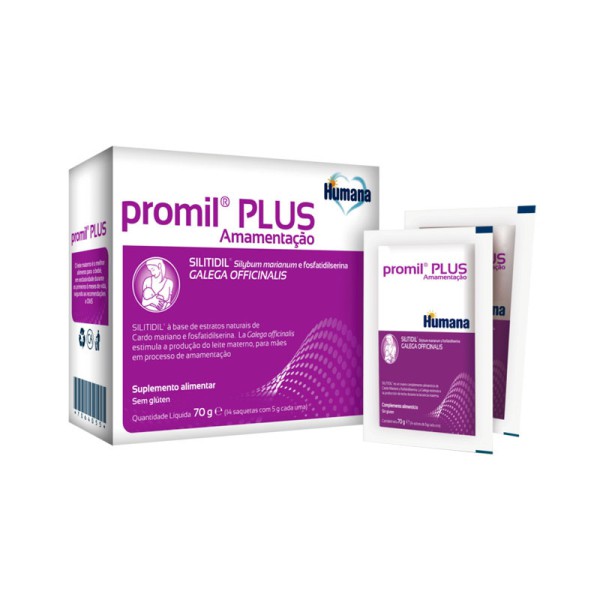 Promil Plus Amamentação pó 5g X14 Saquetas | Farmacentral
